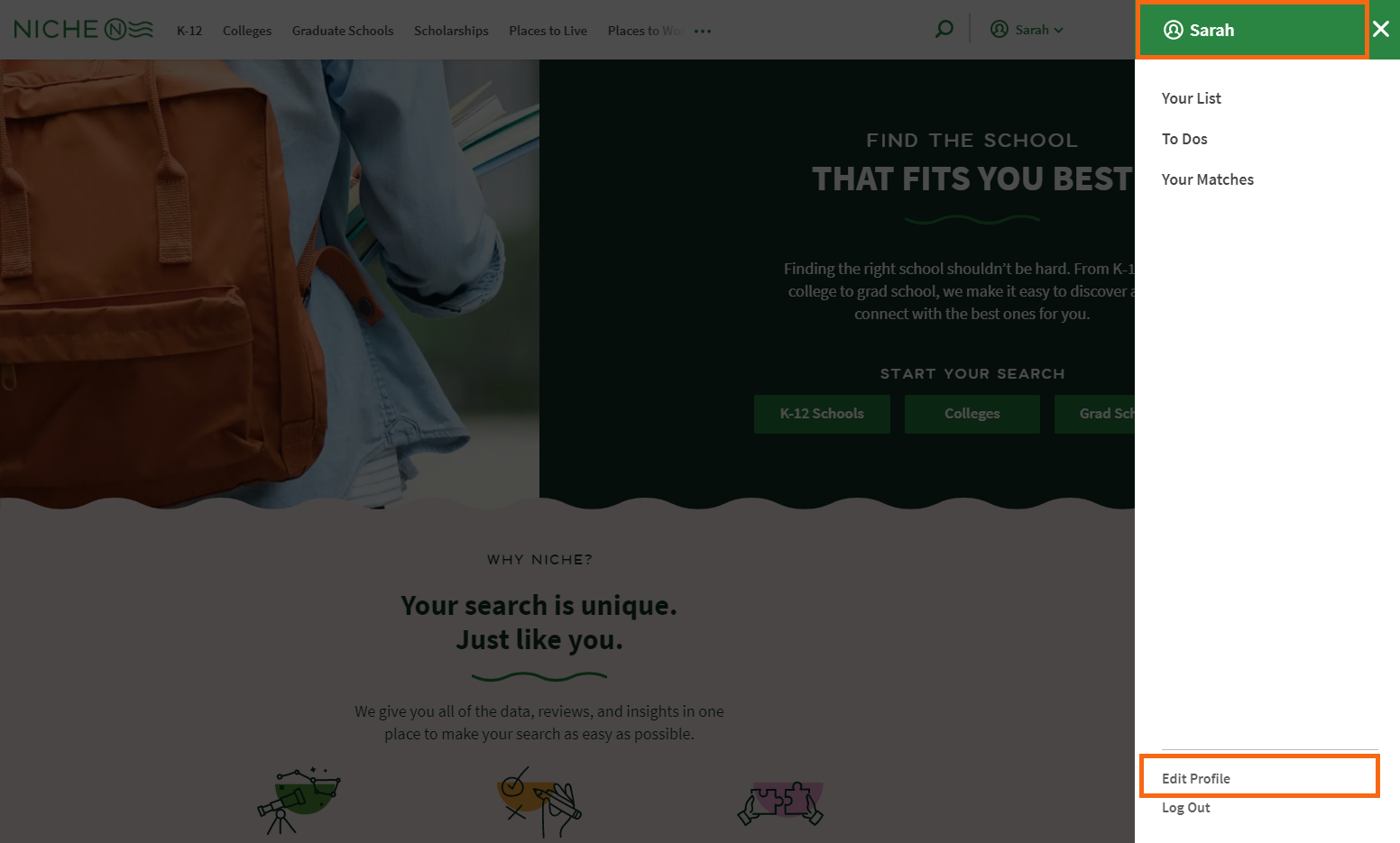 Managing Your Niche Contact/Communication Preferences – Niche.com